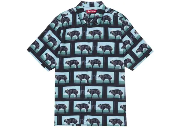 Supreme Damien Hirst Short Sleeve Shirt - Black