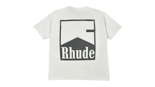 Rhude Chevron Tee Shirt - White