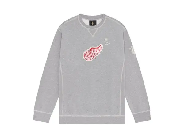 OVO X Nhl Detroit Red Wings Crest Sweater