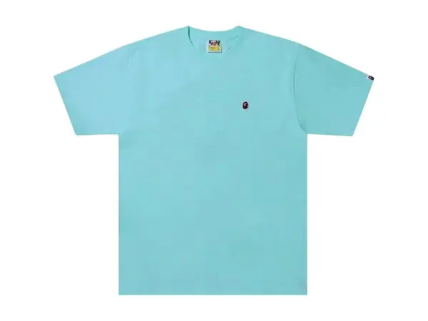 A BATHING APE One Point Tee Shirt - Sax