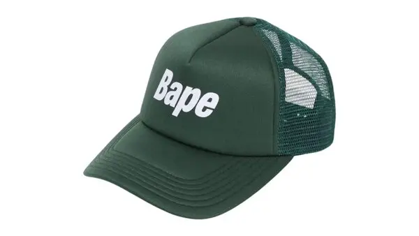BAPE Logo Mesh Cap - Green