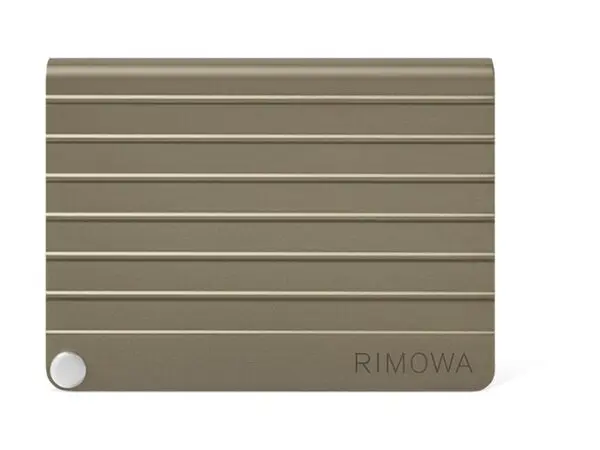 RIMOWA Original Kleinwaren Aluminum Card Case - Titanium