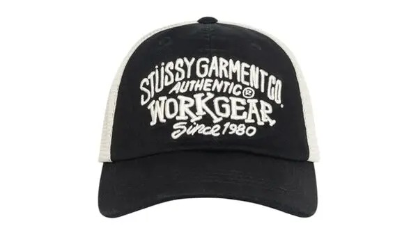 StÜssy Low Profile Workgear Strapback - Black