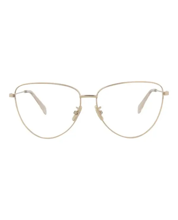 Celine Acetate Cat Eye Optical Frames - Gold Gold Transparent (cl50101u/57/028)