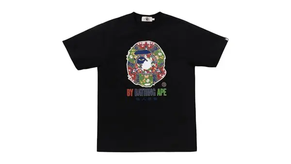 A BATHING APE Japan Bathing Ape Tee Shirt - Black