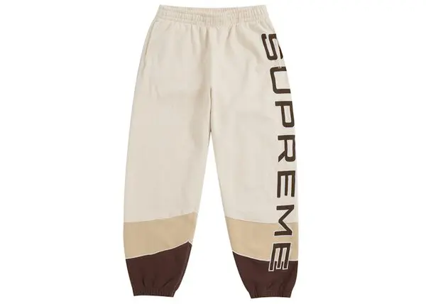 Supreme Paneled Sweatpant - Natural