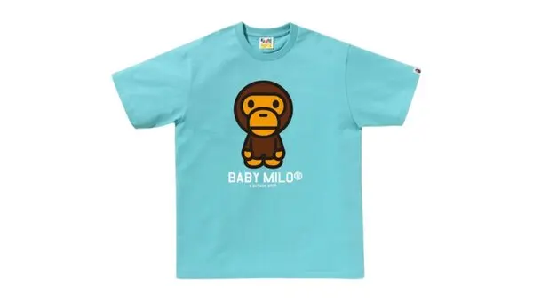 A BATHING APE Baby Milo Tee Shirt - Blue