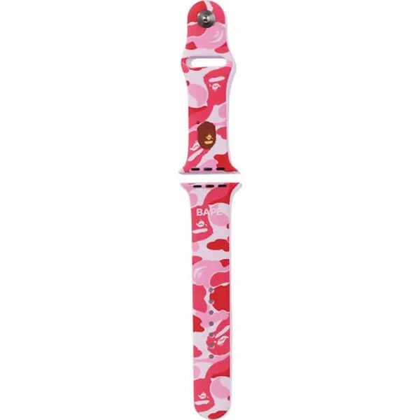 A BATHING APE Abc Camo Apple Watch Band - Multicolor