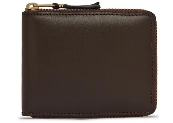 Comme Des Garçons Sa7100 Classic Plain Wallet - Brown