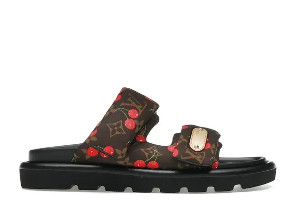 LOUIS VUITTON Monogram Cherry Pool Pillow Comfort Mule