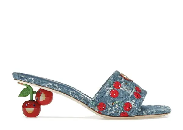 LOUIS VUITTON Cherry Lily Mule