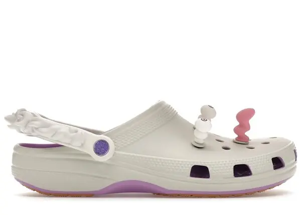 CROCS Classic Clog One Piece X Atmos Luffy Gear 5in - Cloud White/purple