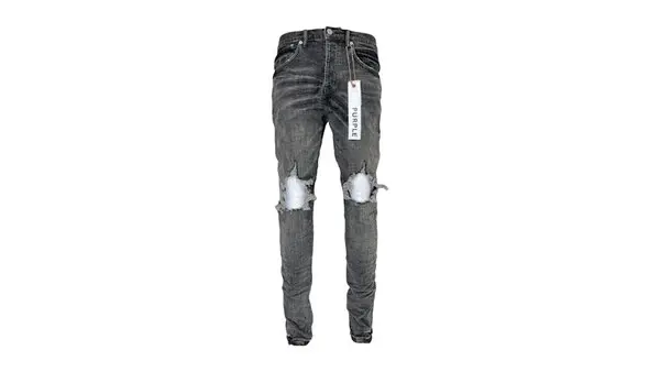 PURPLE BRAND Dirty Blowout Jean - Black