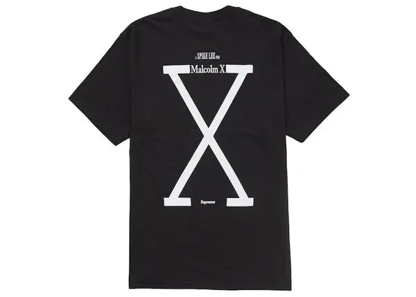 Supreme 40 Acres Malcolm X Tee Shirt - Black