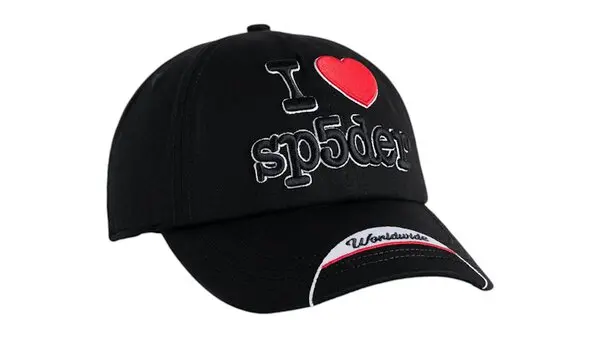 SP5DER Souvenir 6panel Cap - Black