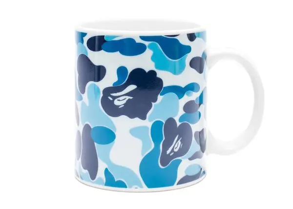 A BATHING APE Abc Camo Mug - Blue