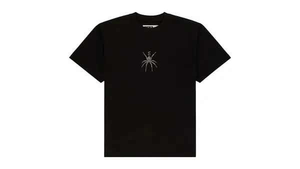 SP5DER Tm Rhinestone Tee Shirt - Black