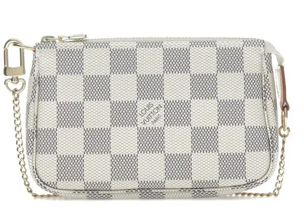 LOUIS VUITTON Pochette Accessoires Mini Damier Azur Canvas - Multicolor