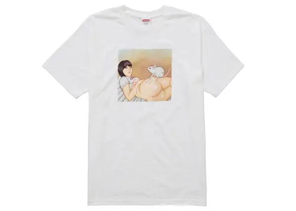 トップス Supreme Mouse Tee White XXL Supreme Mouse Tee Shirt - White | Editorialist