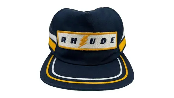 Rhude Lighting Panel Cap - Navy Blue