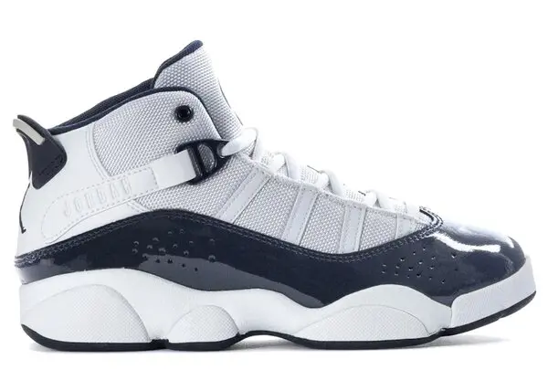 JORDAN 6 Rings High-top Sneakers - White/neutral Grey/midnight Navy Blue