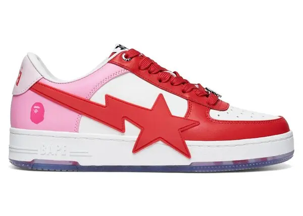 BAPE A Bathing Ape Sta Os Sneakers - Pink