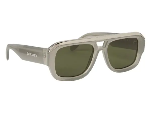Palm Angels Stockton Sunglasses - Grey Green (peri062s24pla0010955)