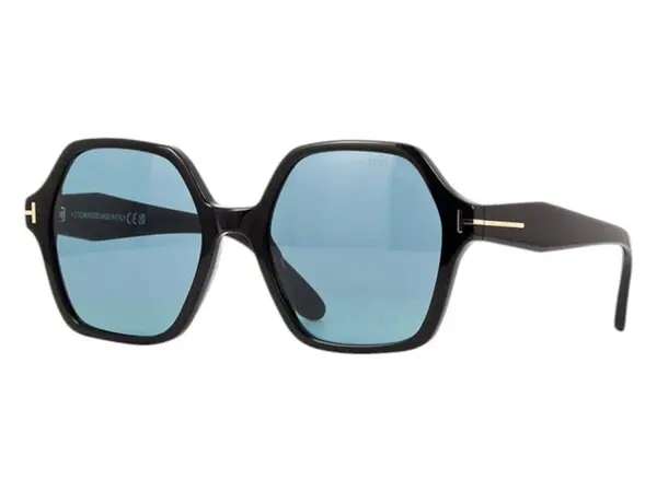 TOM FORD Geometric Frame Sunglasses - Black (ft1032 01a)