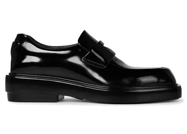 Prada Brushed Leather Loafers