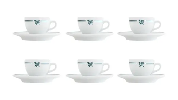 Aimé Leon Dore Cafe Leon Dore Espresso Cup & Saucer - White