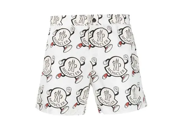 Moncler Logo Swim Shorts