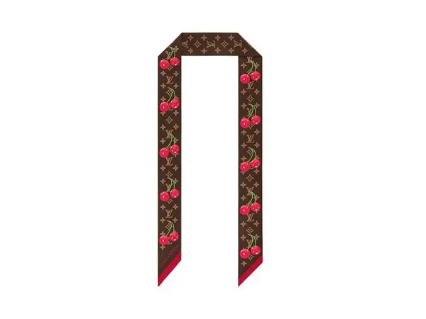 LOUIS VUITTON X Takashi Murakami Monogram Cherry Bandeau - Brown