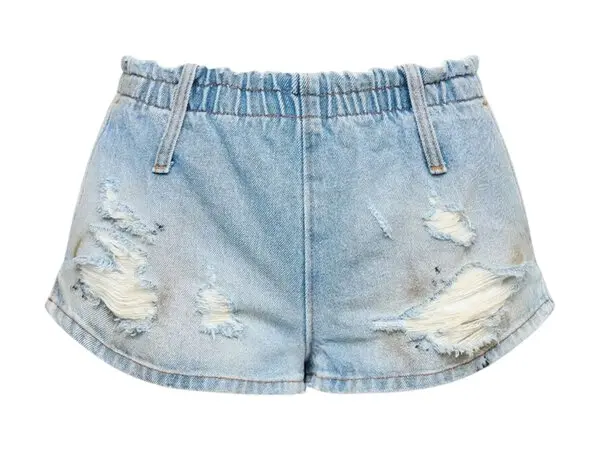 MAISON MARGIELA Denim Shorts - Medium Blue