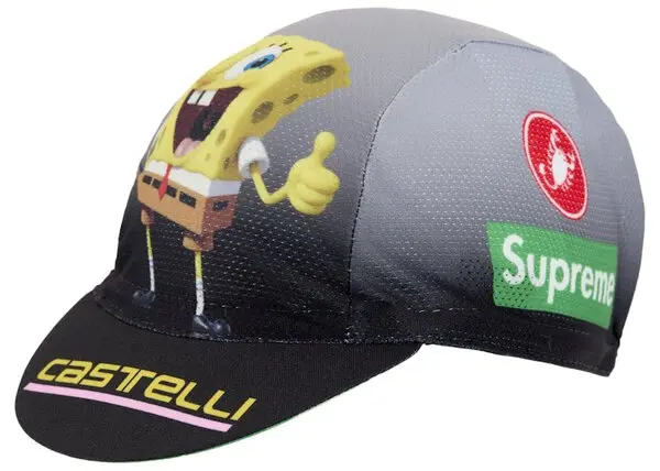 Supreme Spongebob Squarepants Castelli Cycling Cap - Black