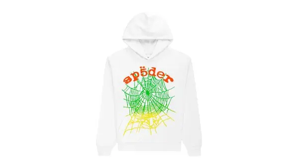 SP5DER Og Web V2 Gradient Hoodie - White
