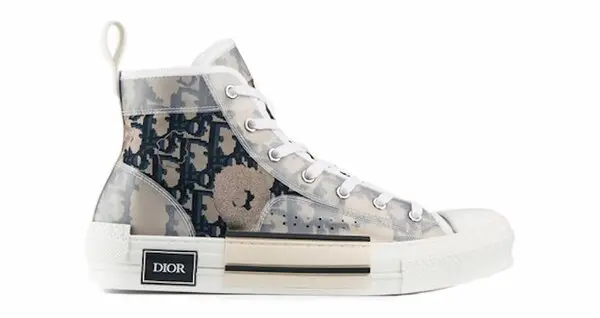 Dior B23 High-top Safari Oblique Sneakers - Beige