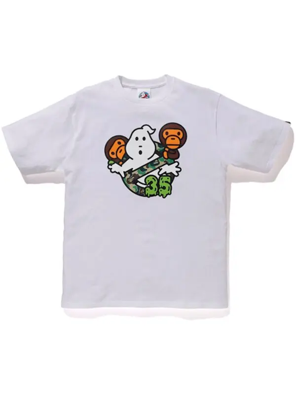 A BATHING APE X Ghostbusters Baby Milo Tee Shirt #6 - White