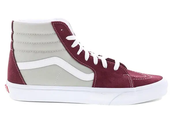 VANS Sk8-hi Sneakers - Gray Red