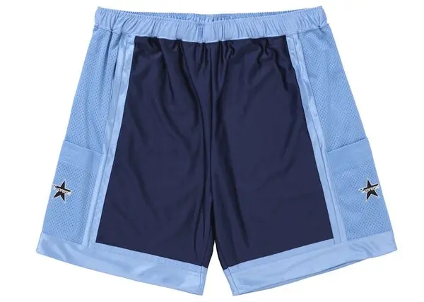 Supreme Side Pocket Basketball Short - Blue