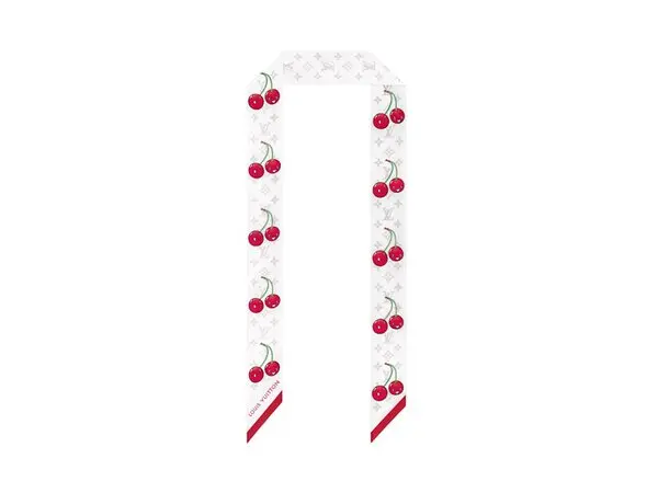 LOUIS VUITTON X Takashi Murakami Monogram Cherry Bandeau - White