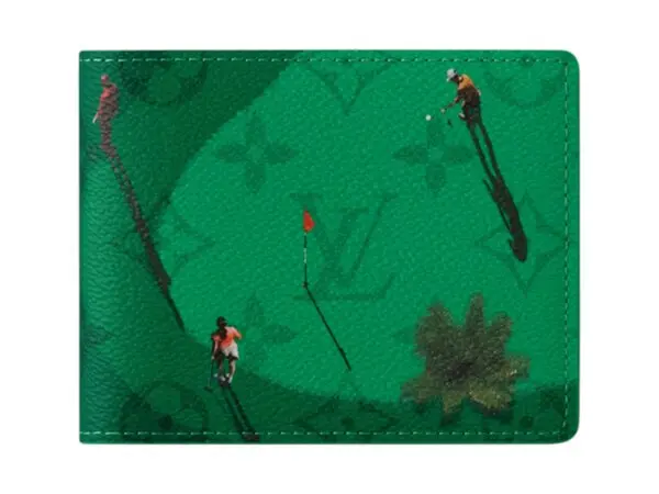 LOUIS VUITTON Golf Slender Wallet - Green
