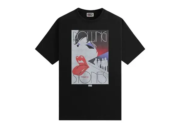 Kith The Rolling Stones Tour 1981 Tee Shirt - Black