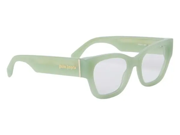 Palm Angels Style 15 Eyeglasses - Light Green Clear Lens (perj015s25pla0015000)