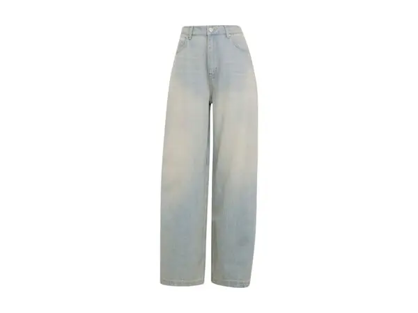 Adidas Adileunium Season 3 Zip Washed Denim Pants - Light Denim