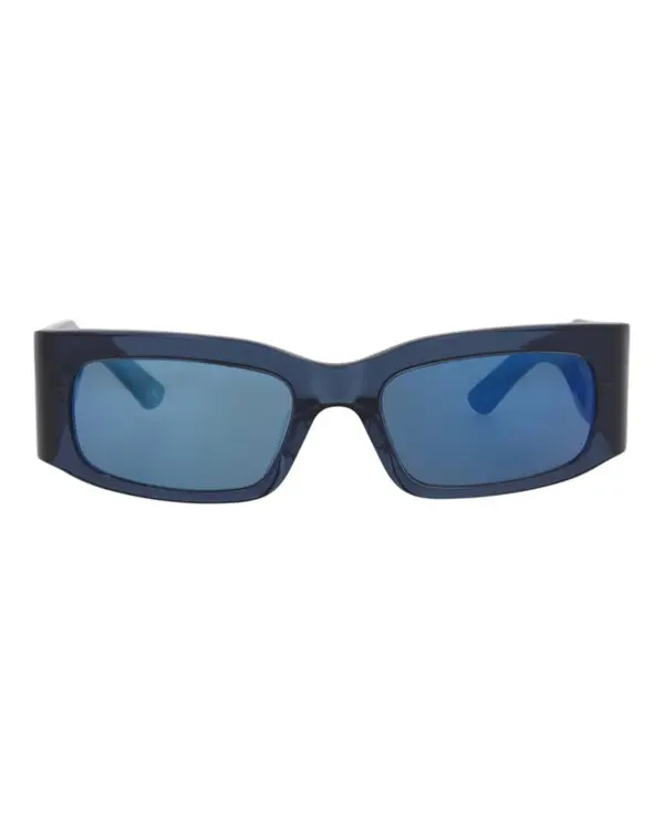 Balenciaga Square Frame Recycled Acetate Sunglasses - Blue Blue Blue (bb0328s/30014893/004)