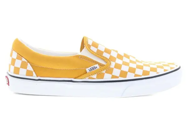 VANS Classic Slip-on Sneakers - Yellow/white