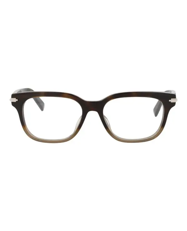 Dior Square Frame Acetate Optical Frames - Havana Havana Transparent (dm50051i/52/056)