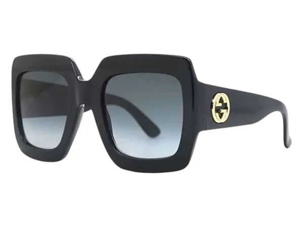 Gucci Square Frame Sunglasses - Black (gg0053sn 001)
