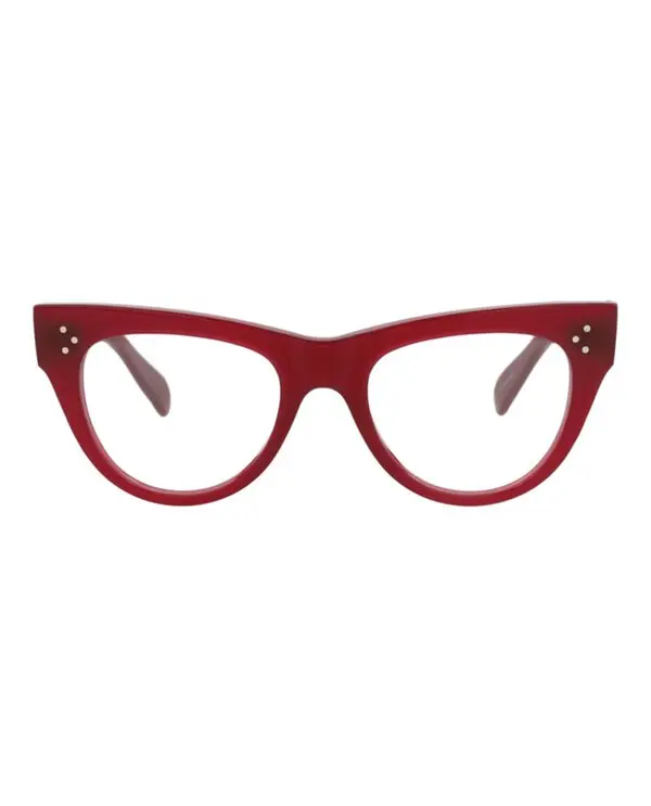 Celine Cat Eye Acetate Optical Frames - Bordeaux Bordeaux Transparent (cl5003in/069)