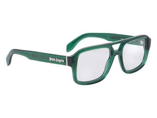 Palm Angels Style 16 Eyeglasses - Green Clear Lens (perj016s25pla0015500)